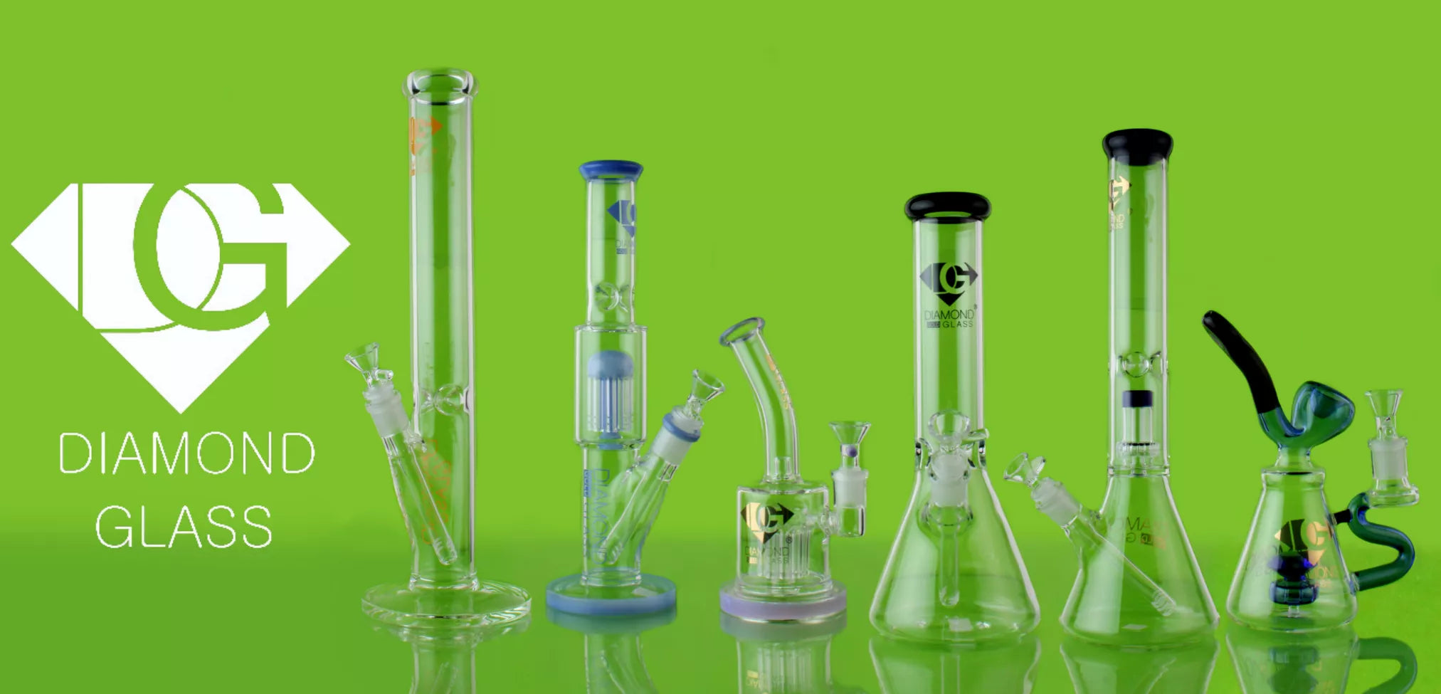 Diamond Glass® | Bongs, Rigs, Pipes & More