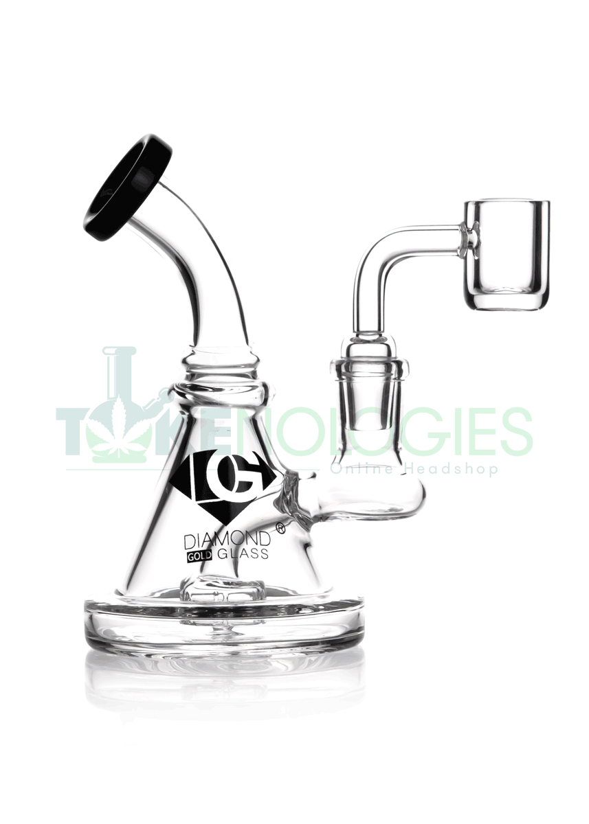 Mini Coil 6” Dab Rig | Diamond Glass