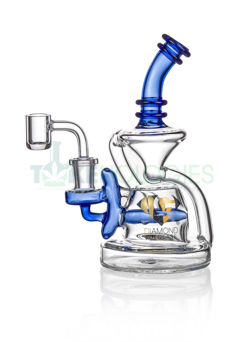 Juno Inline Recycler Dab Rig | Diamond Glass® | Free Shipping
