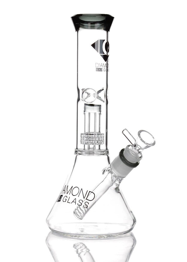 10" Matrix Perc Beaker Bong | Diamond Glass® | Free Shipping