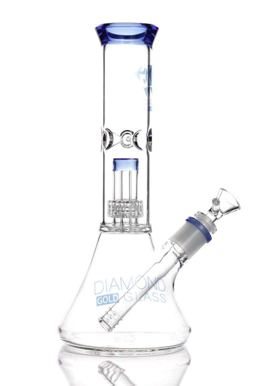 10" Matrix Perc Beaker Bong | Diamond Glass® | Free Shipping