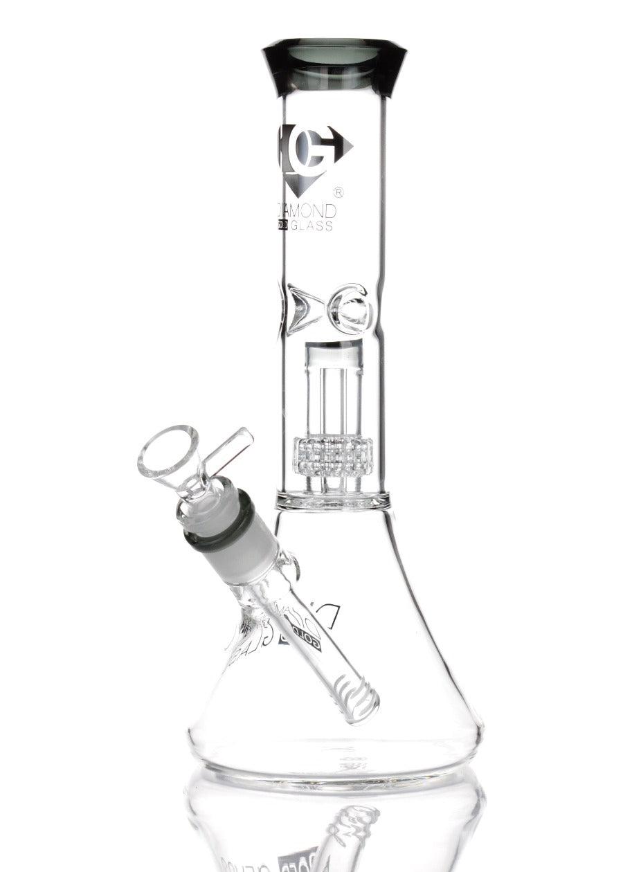 10" Matrix Perc Beaker Bong | Diamond Glass® | Free Shipping