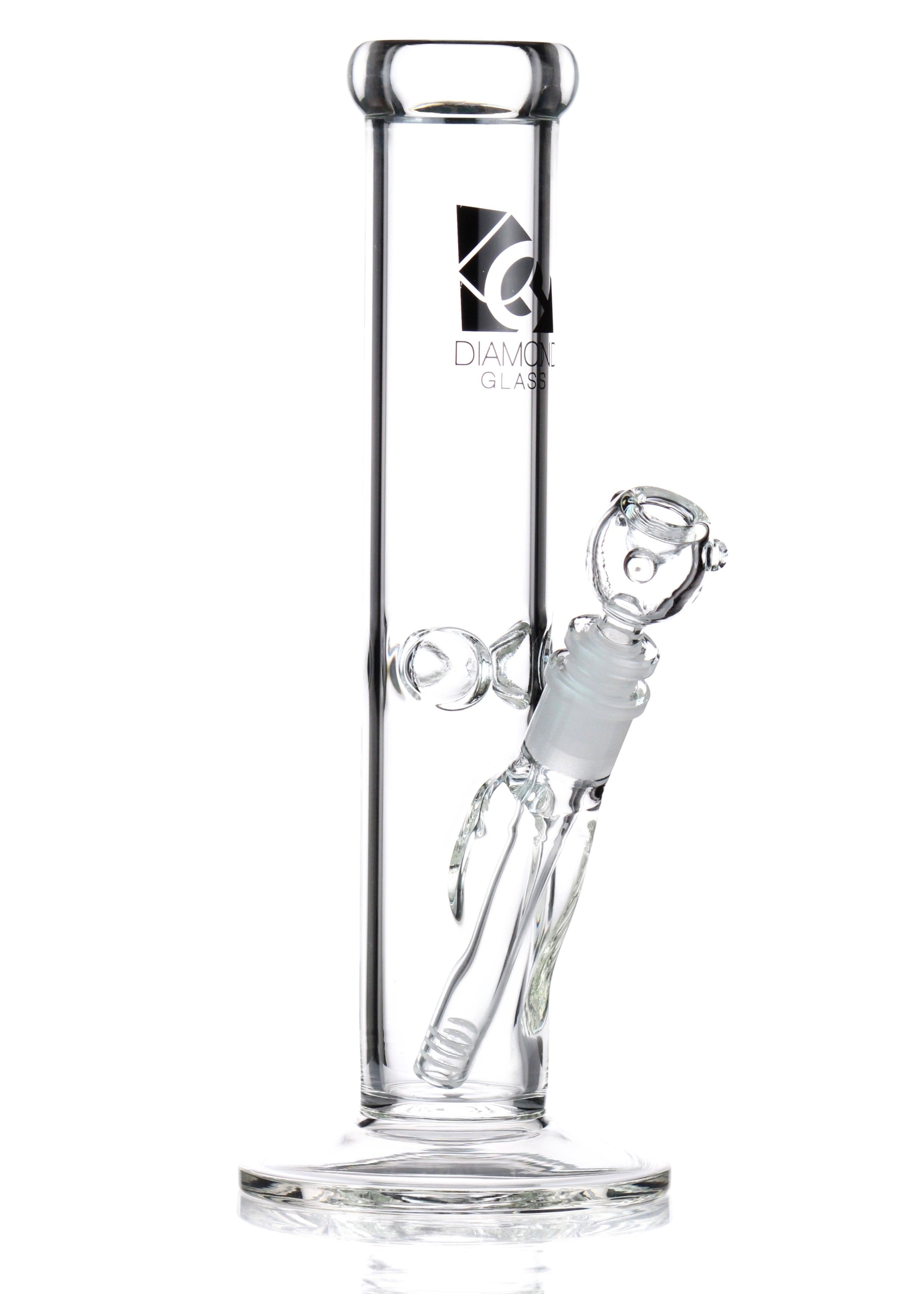 Diamond Glass® 12” Classic Straight Bong | 15% OFF + Free Shipping