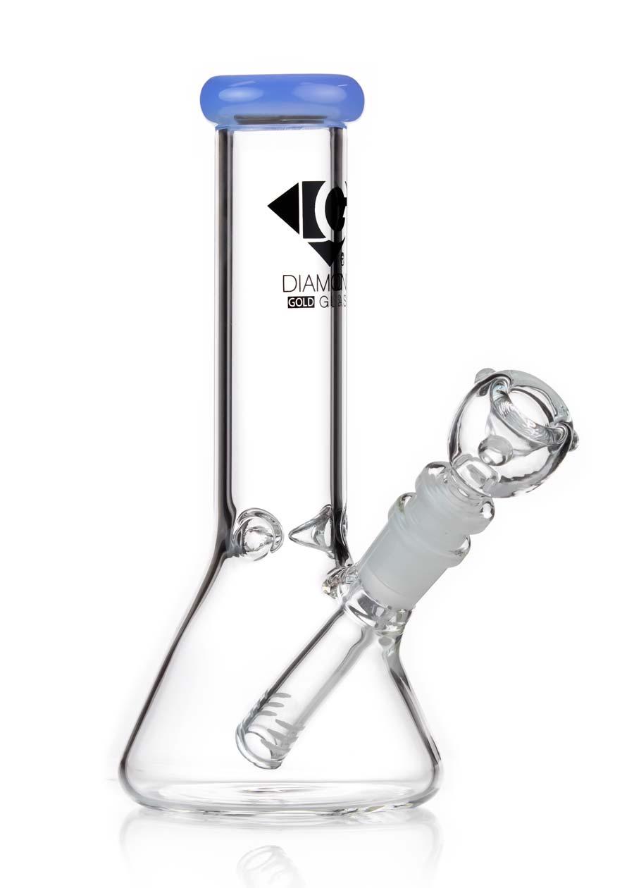 Diamond Glass® 8” Mini Beaker Bong | 25% Off + Free Shipping