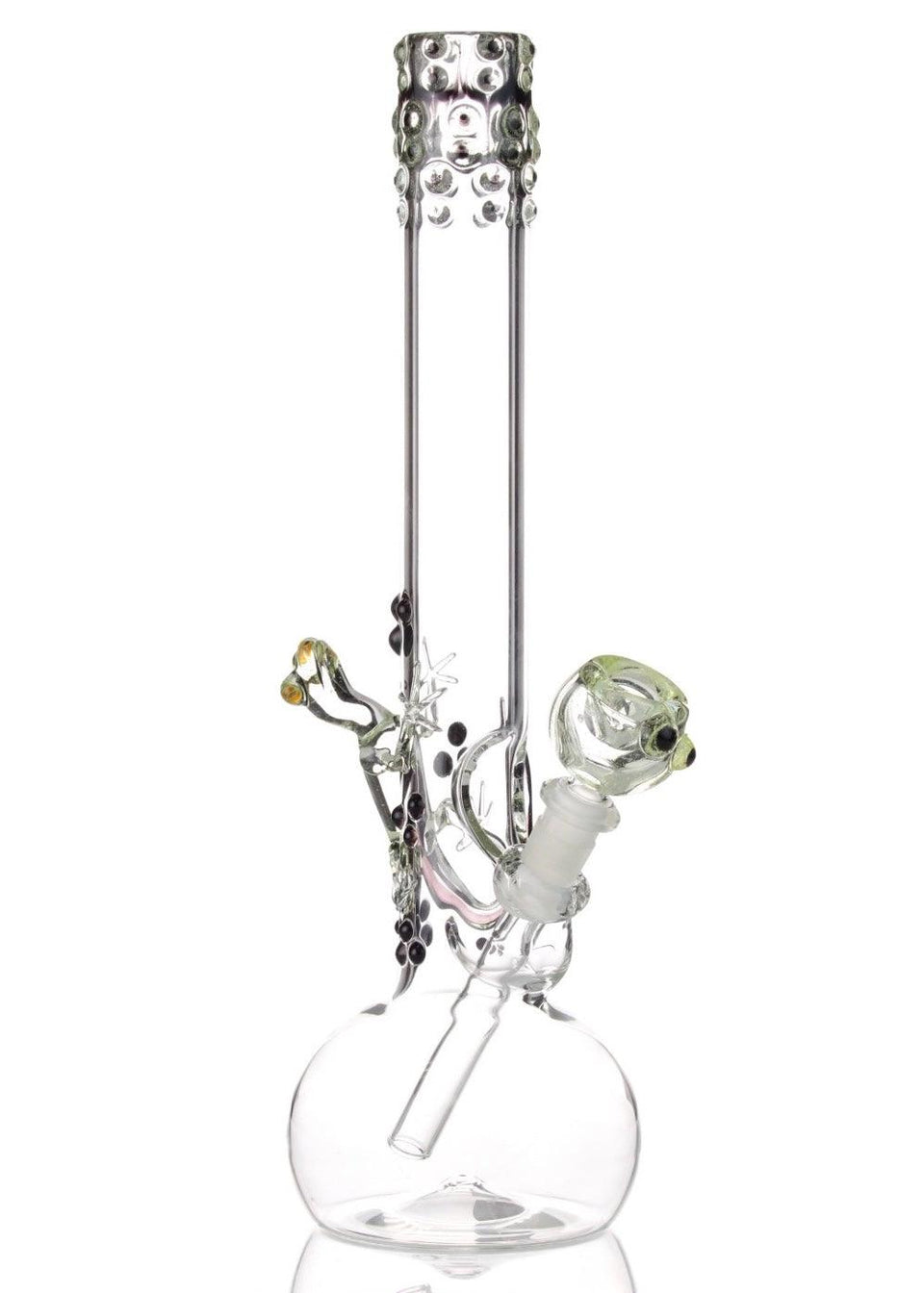 Trident Glass UV Reactive Lizard Bong | Free US Shipping